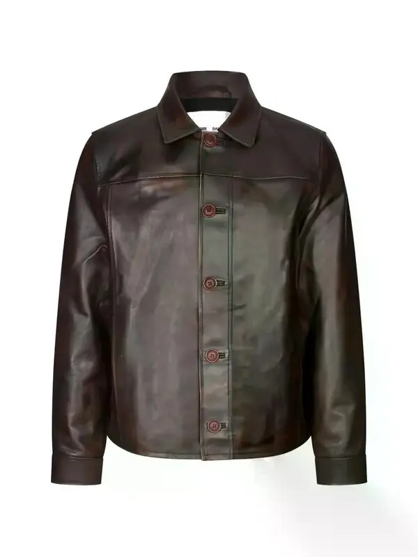 Samsøe Samsøe Samilton Leather Jacket - Brown
