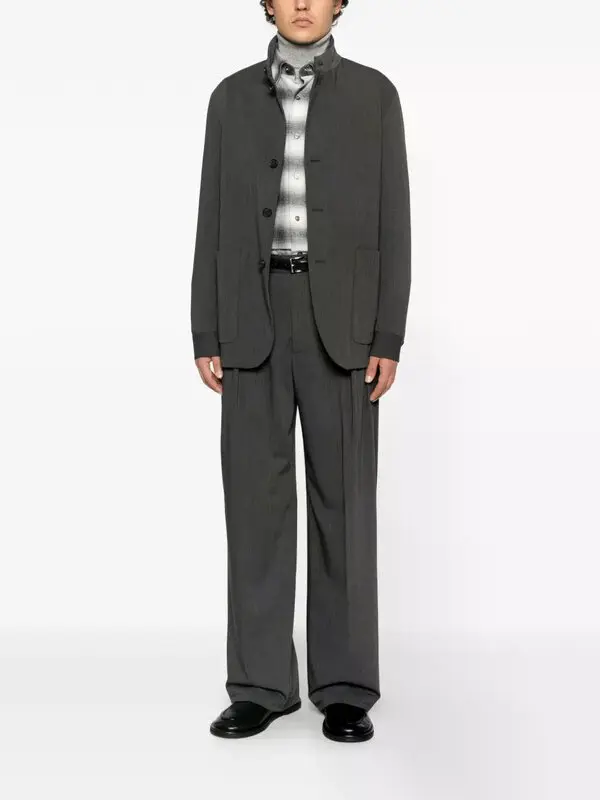 HEVO High-neck Button-up Jacket