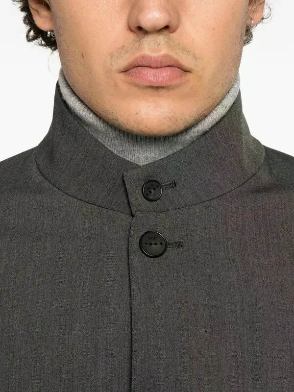 HEVO High-neck Button-up Jacket