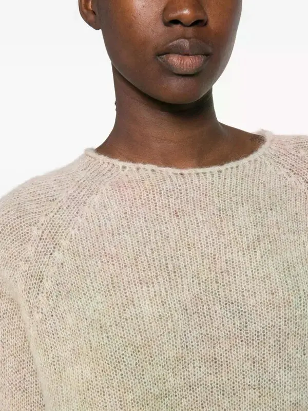 SCAGLIONE Raglan-sleeve Boat-neck Sweater