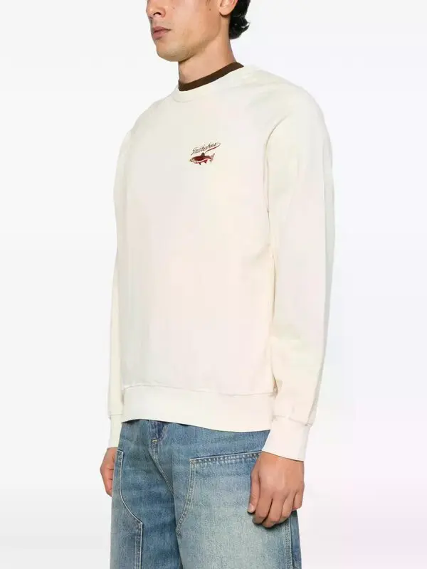 IN THE BOX Graphic-print Raglan-sleeve Sweatshirt