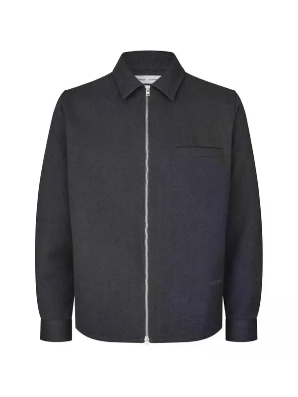 Samsøe Samsøe Sadamon Gt Zip-up Jacket - Grey