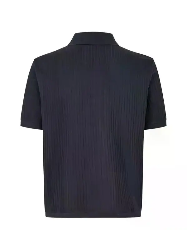 Samsøe Samsøe Sajase Ribbed-knit Polo Shirt
