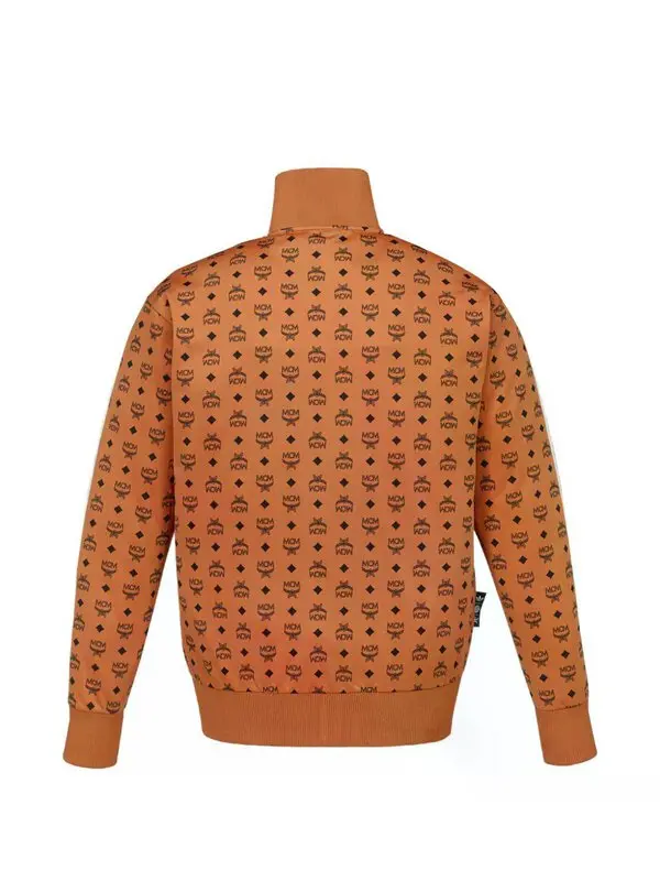 Mcm X Adidas X Fc Bayern Monogram-print Logo-patch Jacket