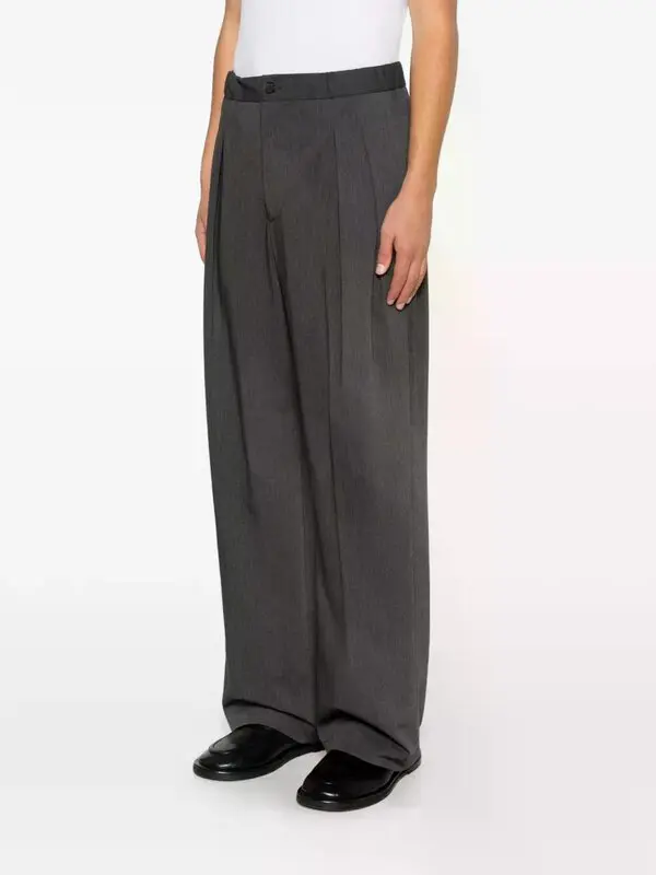 HEVO Pleated Wide-leg Trousers