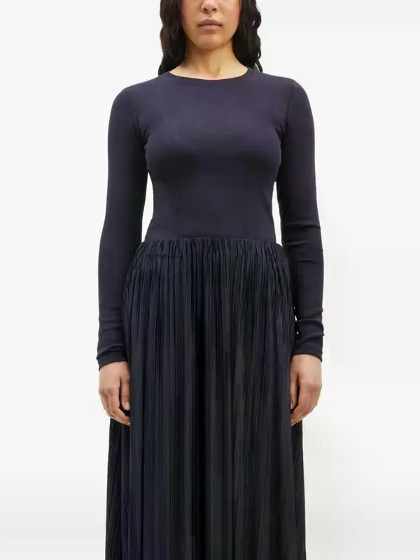 Samsøe Samsøe Alexa Ribbed Long-sleeve T-shirt - Blue