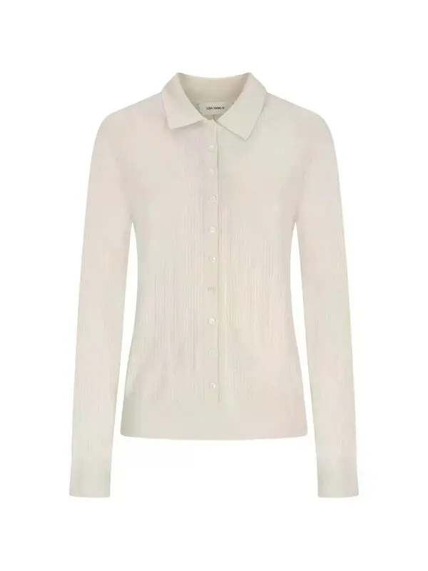 LISA YANG Agata Ribbed-knit Cardigan