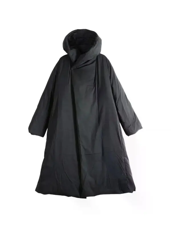TAIGA TAKAHASHI Hooded Padded Coat - Black