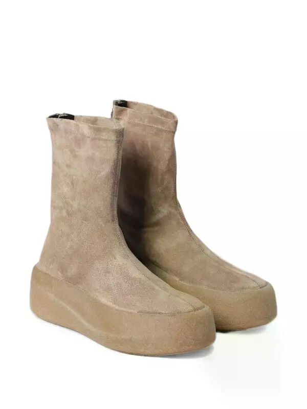 VIC MATIE F04 Creepy Suede Platform Ankle Boots