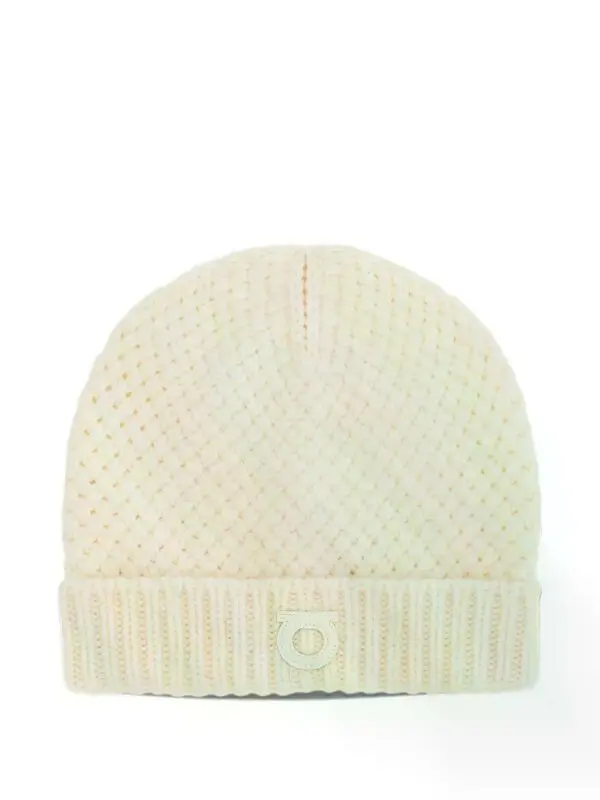 FERRAGAMO Basket-knit Beanie