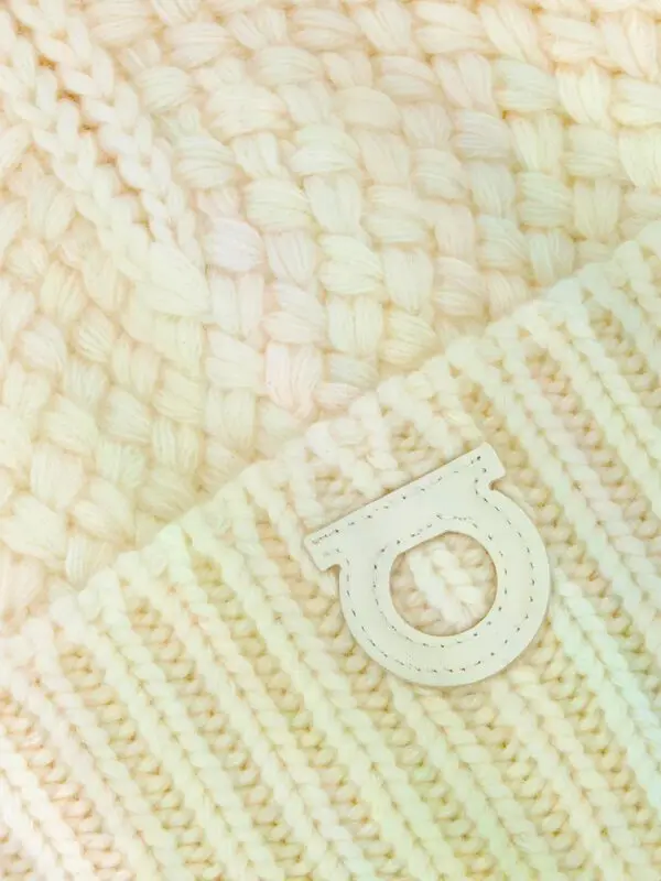 FERRAGAMO Basket-knit Beanie