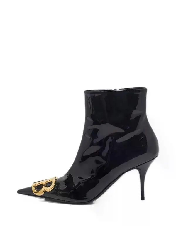 Balenciaga Bb Logo-plaque Ankle Boots