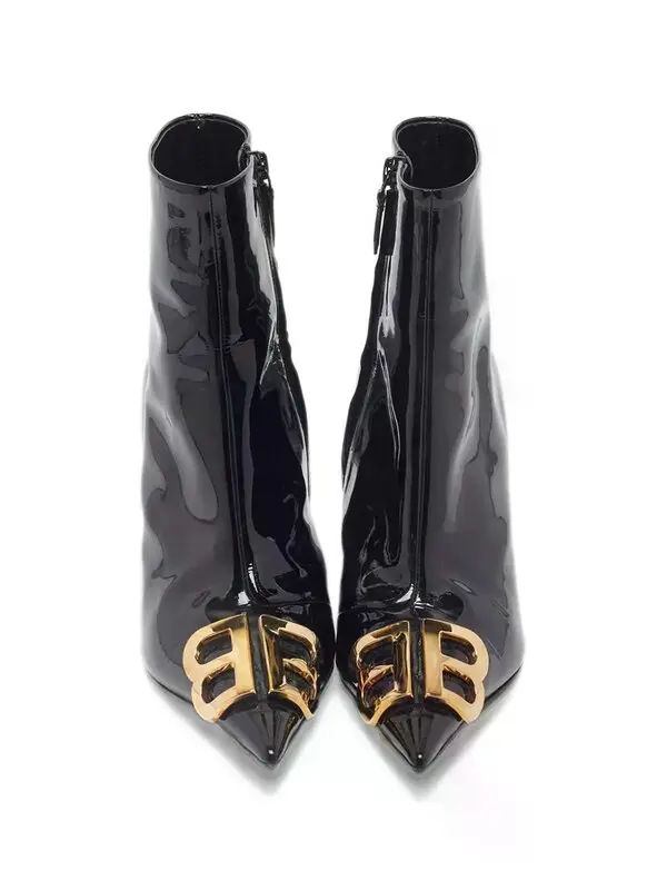 Balenciaga Bb Logo-plaque Ankle Boots
