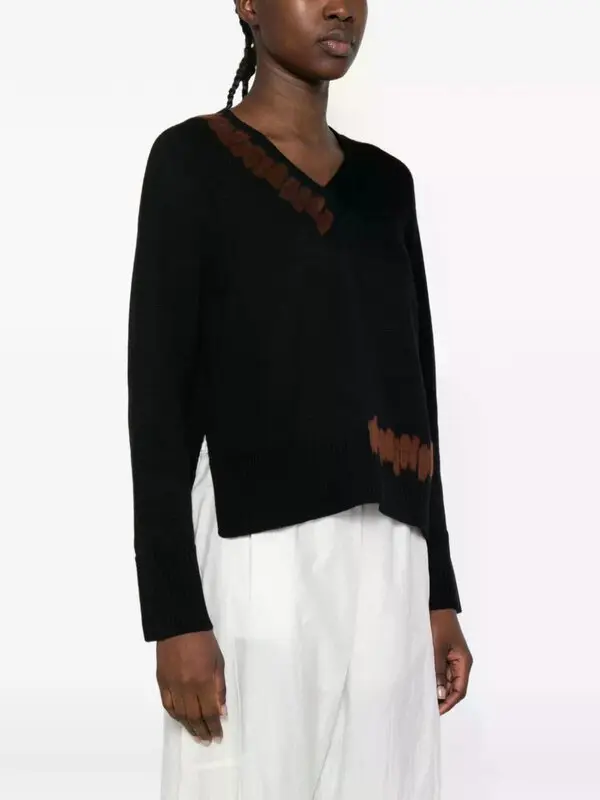 SCAGLIONE V-neck Raglan-sleeve Sweater