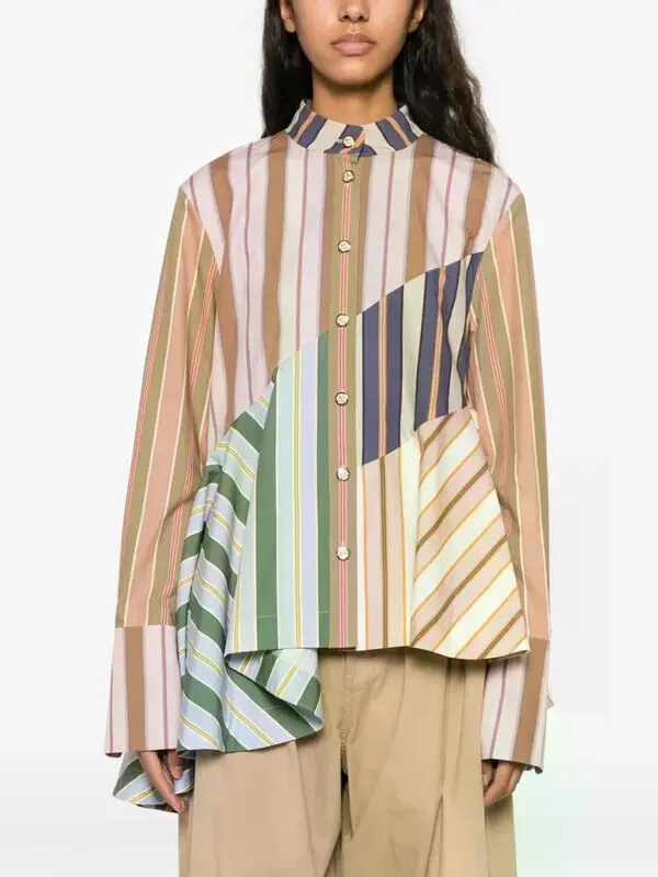 Zimmermann Clash Striped Shirt