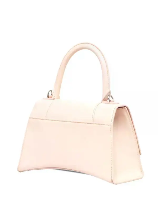 Balenciaga 2021 Small Leather Hourglass Top Handle Bag Satchel