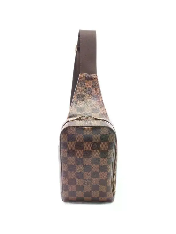 LOUIS VUITTON 2004 Geronimos Damier Ébène Mini Bag - Brown