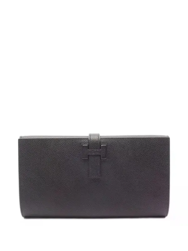 Hermès H Passant Tutanman Bi-fold Wallet - Black