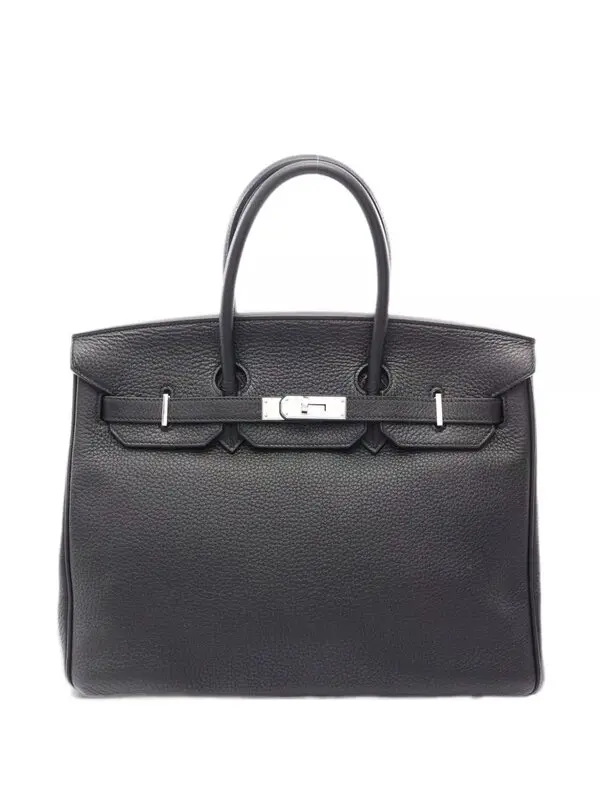 Hermès 2009 Birkin 35 Shoulder Bag - Black