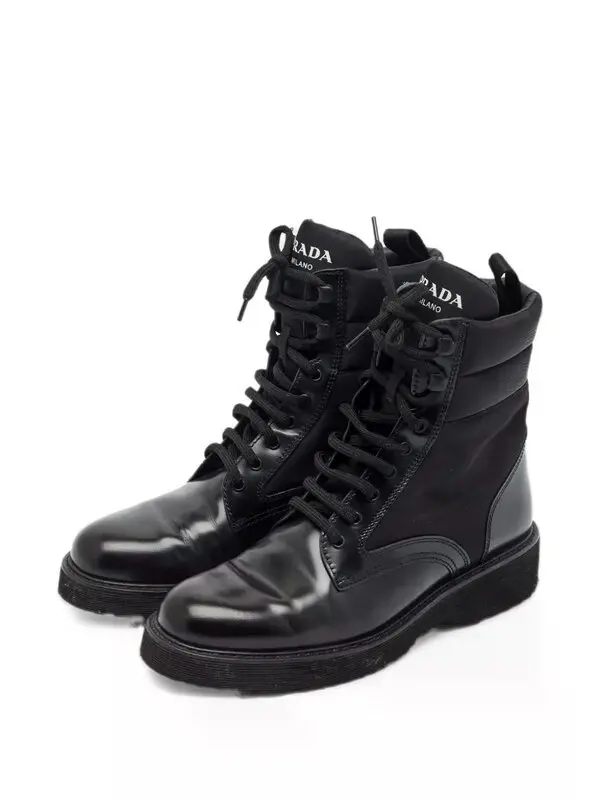 Prada Monolith Combat Boots