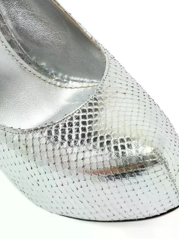 Dolce & Gabbana Python-embossed Platform Pumps