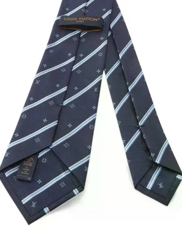 LOUIS VUITTON Monogram Stripe Tie