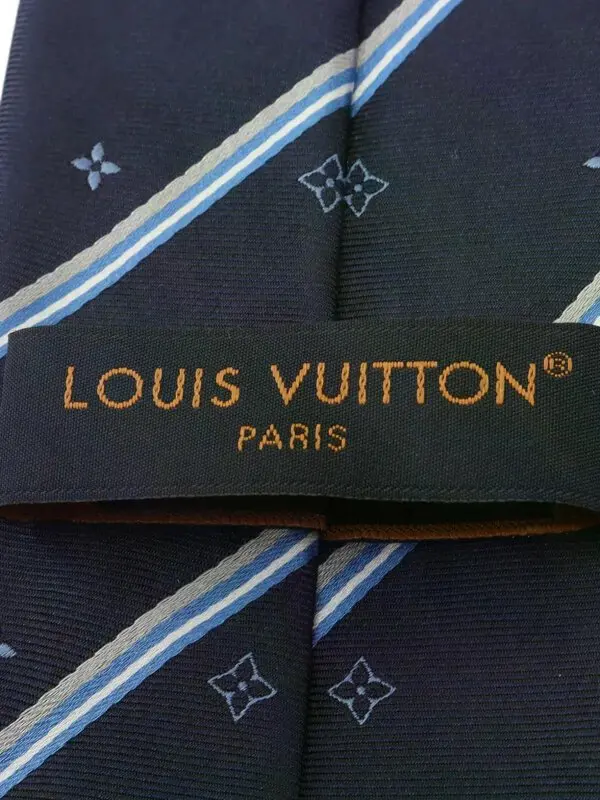 LOUIS VUITTON Monogram Stripe Tie