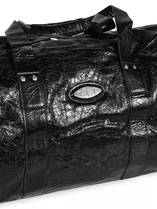 EPHMRL Crack-effect Leather Duffel Bag