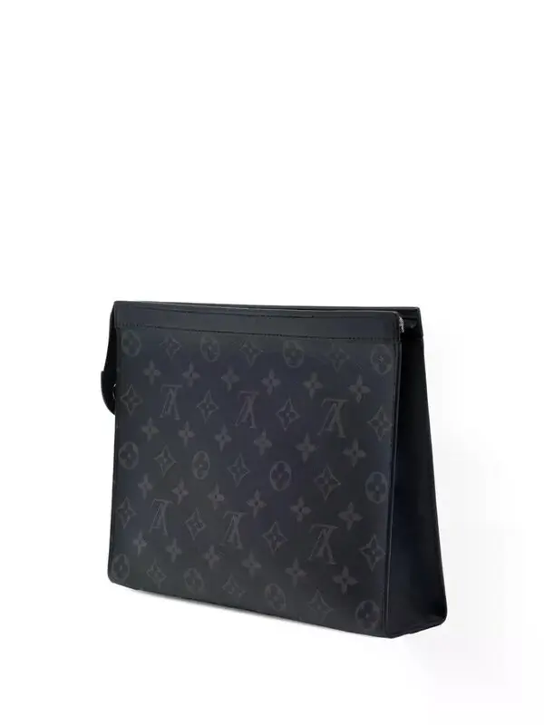 LOUIS VUITTON 2020 Monogram Eclipse Pochette Voyage Mm Clutch Bag