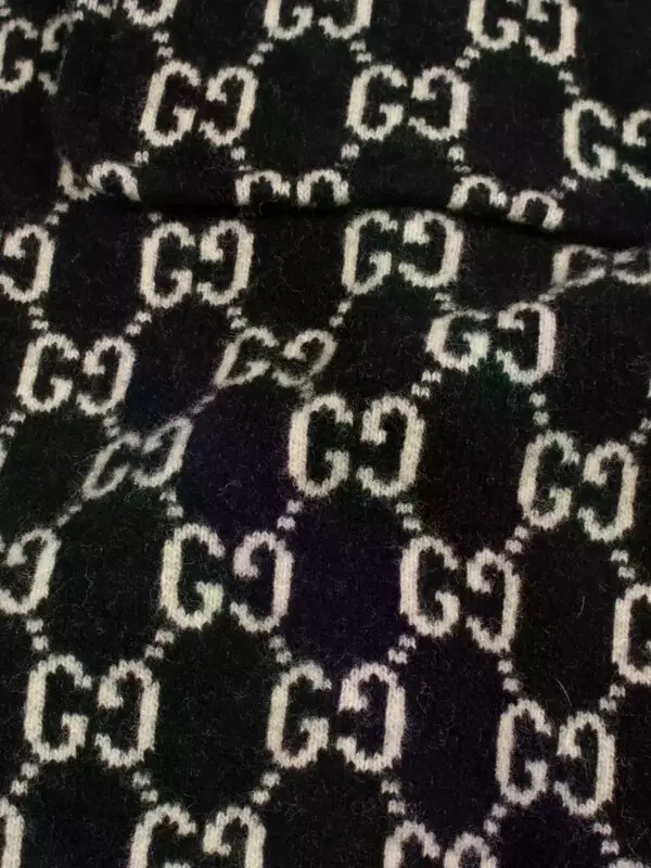 Gucci Gg Supreme-jacquard Cape Coat