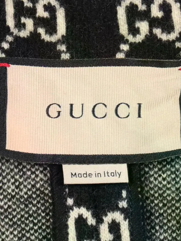 Gucci Gg Supreme-jacquard Cape Coat