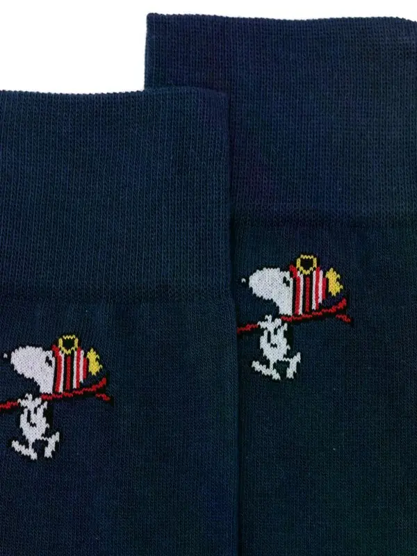 MC2 SAINT BARTH Graphic-print Ribbed-trim Socks