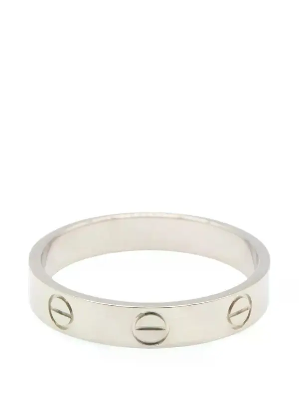 Cartier 2010s Mini Love Ring - Silver