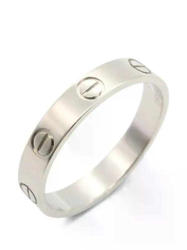 Cartier 2010s Mini Love Ring - Silver