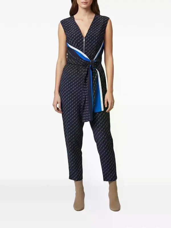 Stella McCartney Logo-print Belted Jumpsuit