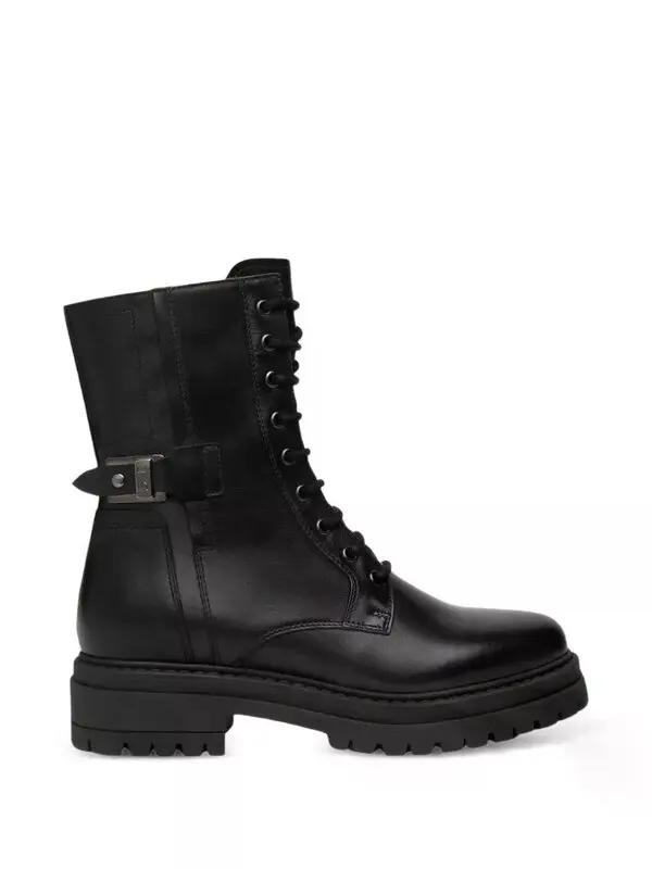 NEROGIARDINI Buckle-detail Lace-up Boots