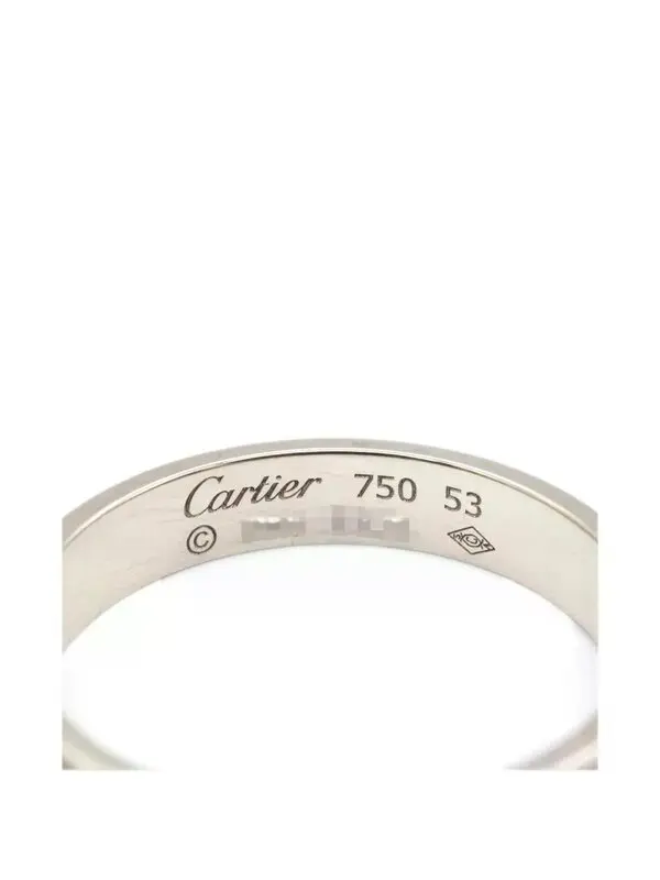 Cartier 2010s Mini Love Ring - Silver
