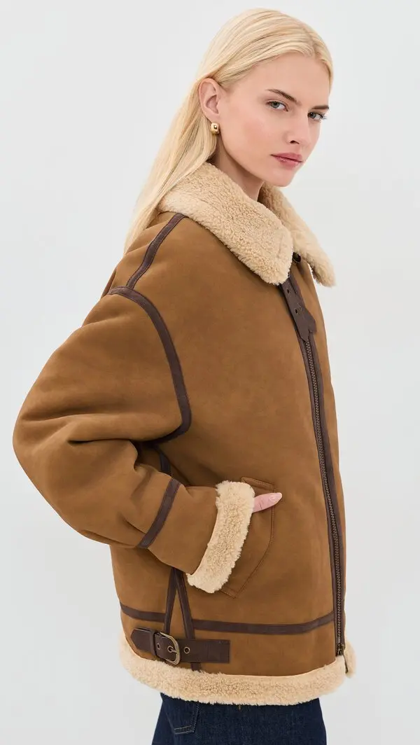 DUNST B-3 Faux Suede Jacket