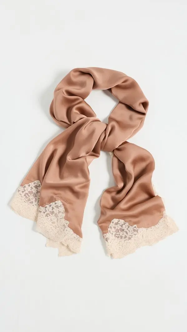 Zimmermann Lace Silk Stole Shawl