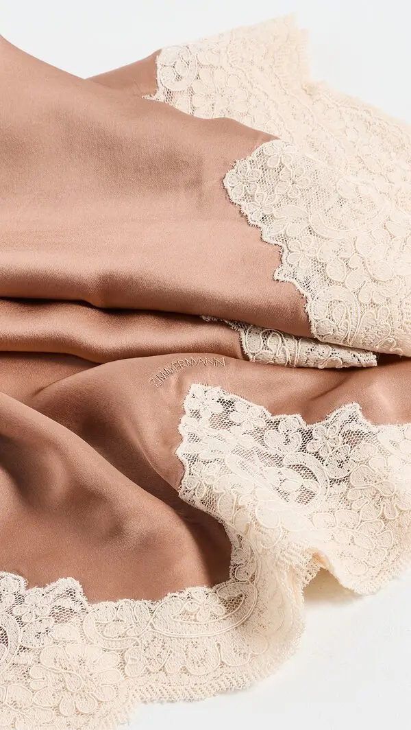 Zimmermann Lace Silk Stole Shawl