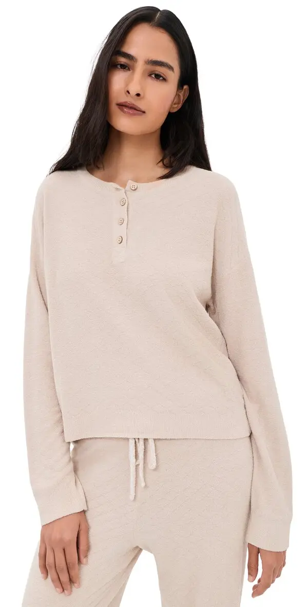Barefoot Dreams Ccul Diamond Quilt Henley