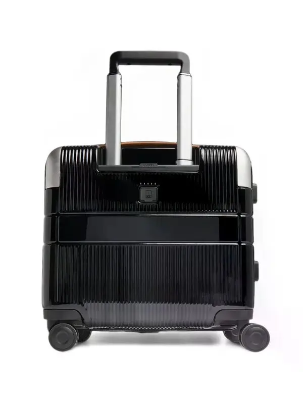 LANCEL Logo-embossed Ribbed Suitcase