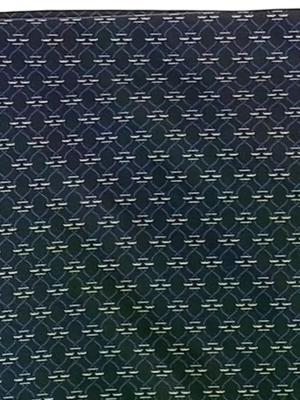 BOSS One Silk Pocket Square With Printed Pattern - Blue
