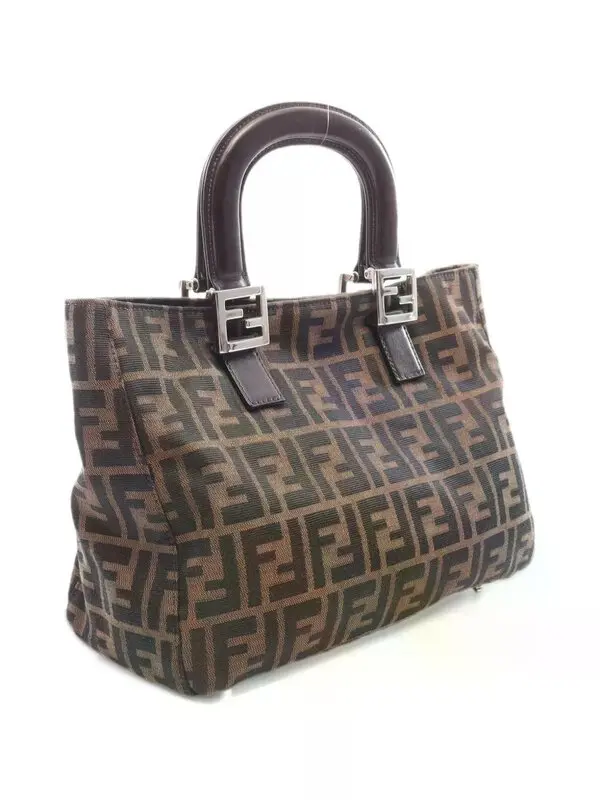 Fendi 2000s Zucca Canvas Tote Bag