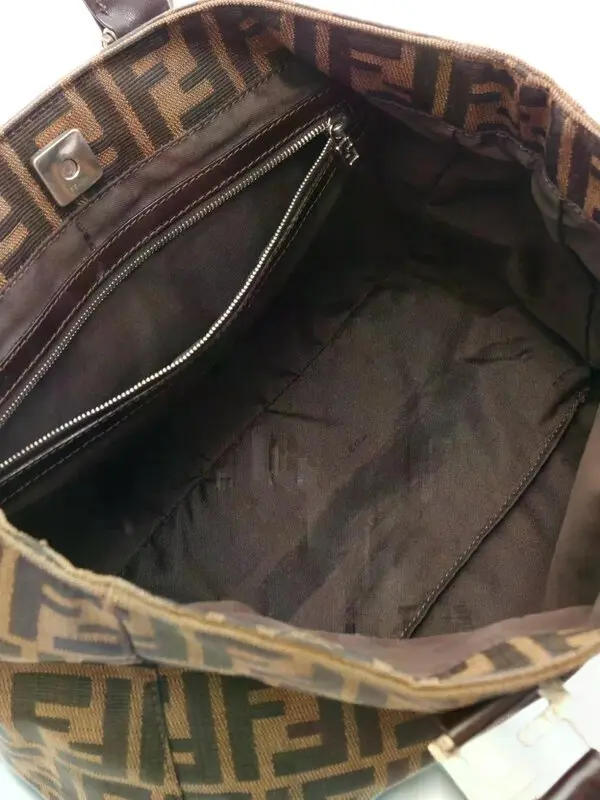 Fendi 2000s Zucca Canvas Tote Bag