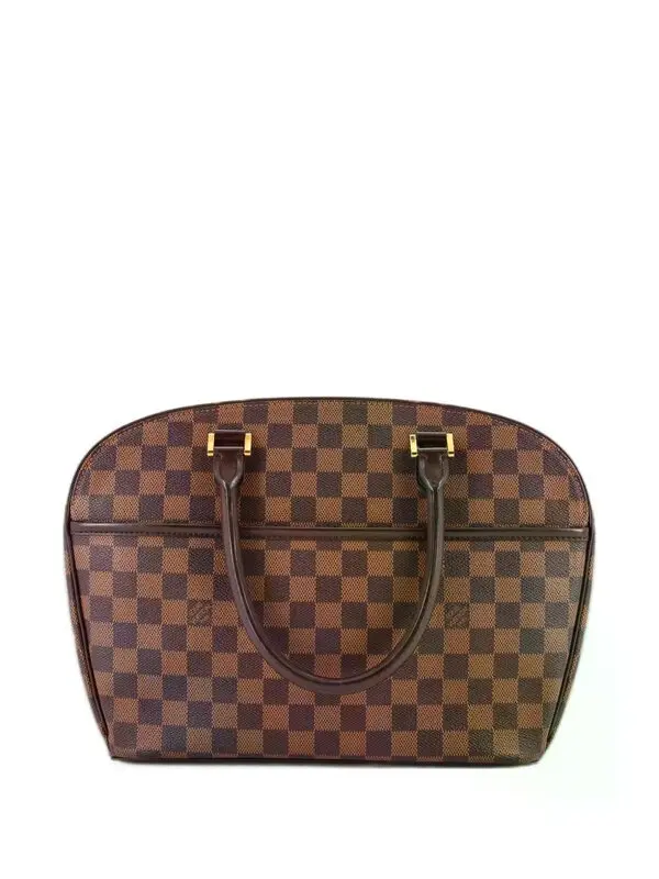 LOUIS VUITTON Sarria Handbag Damier Horizontal Satchel - Brown
