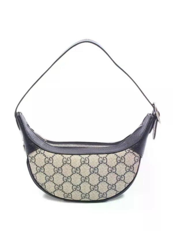 Gucci 2010s Mini Ophidia Gg Supreme Shoulder Bag - Neutrals