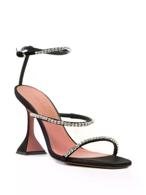 Amina Muaddi Gilda Crystal-embellished Sandals