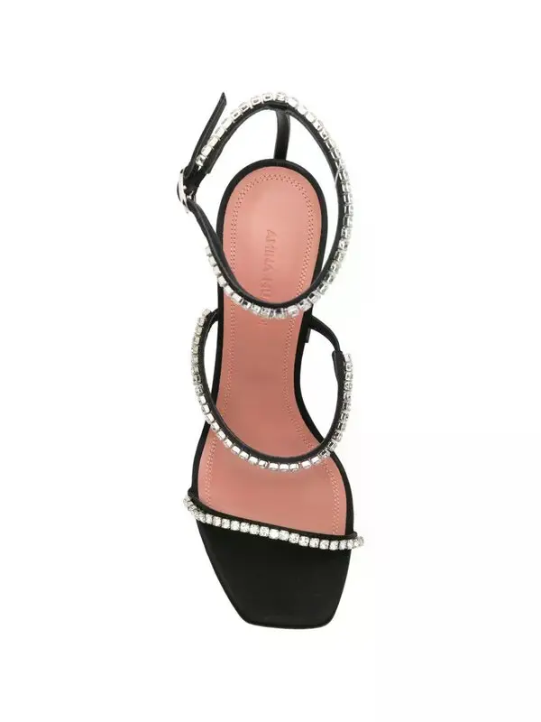 Amina Muaddi Gilda Crystal-embellished Sandals