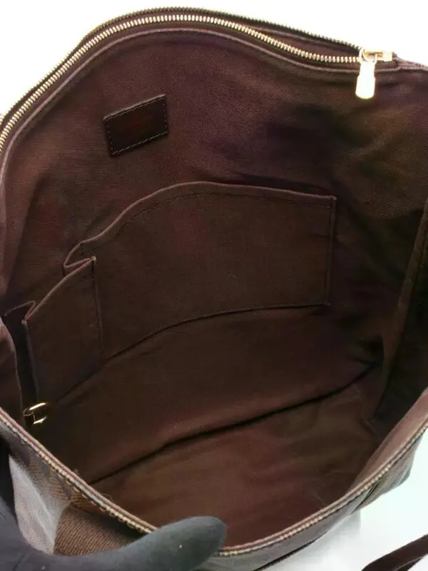 LOUIS VUITTON 2008 Beaubourg Damier Ebene Tote Bag